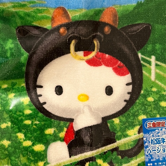 Sanrio | Bath & Body | Hello Kitty Cow Mascot Face Towel Sanrio 203 ...